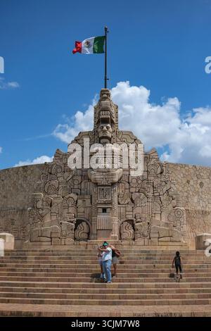 Merida, Mexico - April 20, 2025: San Juan Bautista Church in Merida ...