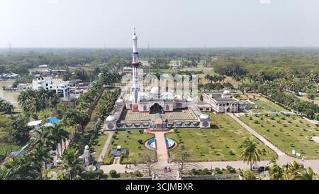 Aerial view of Baitul Aman Jame Masjid, a beautiful islamic mosque ...
