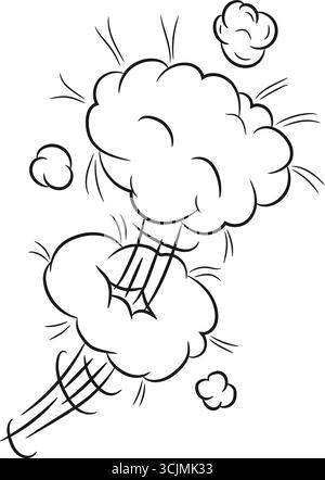 Manga speech bubbles with dynamic comic bursts. dialogue balloons and ...