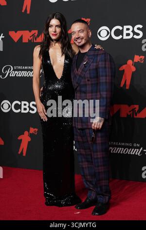 Valentina Ferrer and J Balvin Stock Photo - Alamy
