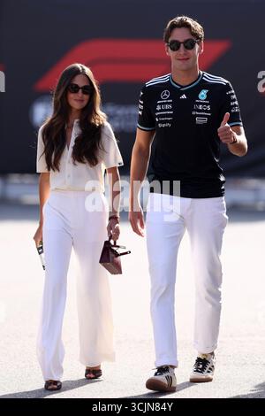 Carmen Montero Mundt, girlfriend of RUSSELL George (gbr), Mercedes AMG ...