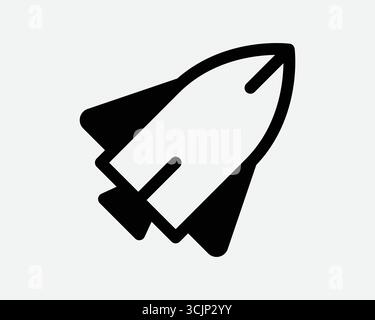 Business, launch, missile icon is isolated on white background. Use for ...
