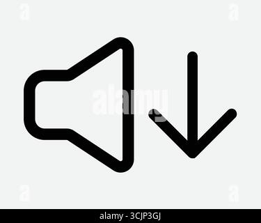 Multimedia volume down icon Stock Vector Image & Art - Alamy