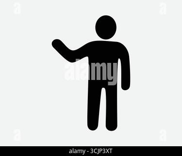Show gesture icon outline vector. Finger hold. Palm pose Stock Vector ...