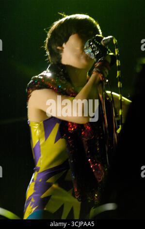 The Yaeh Yeah Yeahs live in Vienna - 29 August 2006 Stock Photo - Alamy