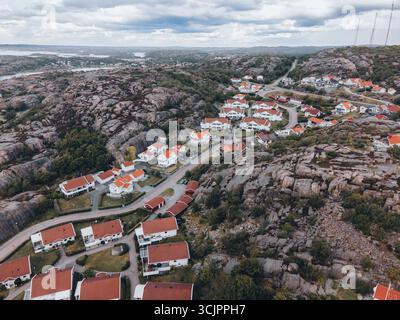 Aerial views of Hunnebostrand in Western Sweden Stock Photo - Alamy