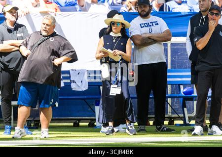 Indianapolis Colts owner Carlie Irsay-Gordon on the sidelines during an ...