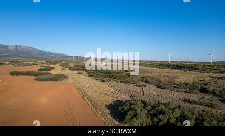 Aerial stock images of the wind farm near Monticello, Utah, is called ...