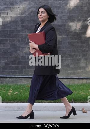 Home Secretary Shabana Mahmood arrives at BBC Broadcasting House in ...