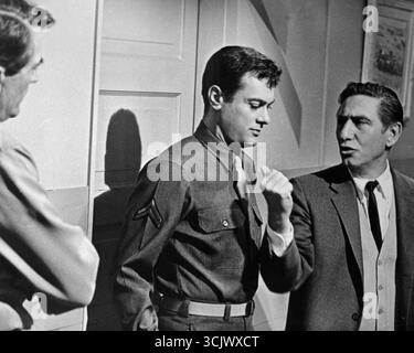 American actors Tony Curtis and Gregory Peck in the movie Captain ...
