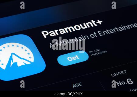 Paramount+ app icon on mobile phone Stock Photo - Alamy