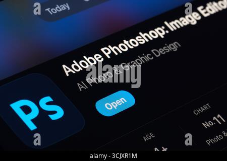 App icon of Adobe Creative Cloud on a Windows 10 desktop Stock Photo ...