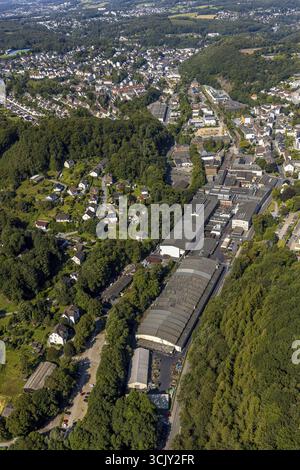 Aerial view, Bharat Forge CDP GmbH factory site and town view in ...