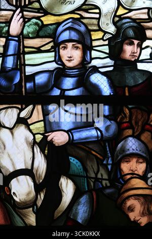 Jeanne d'Arc. Eglise Sainte-Madeleine. Montargis. Centre. Loiret ...