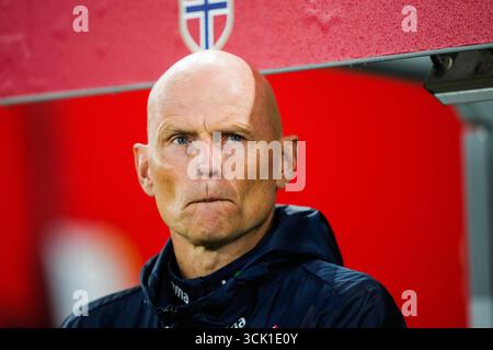 Oslo 20250909. Norway coach Ståle Solbakken before the World Cup ...