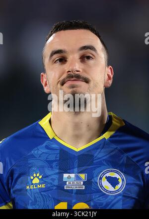 Ivan Basic of Bosnia and Herzegovina looks on during the FIFA World Cup ...
