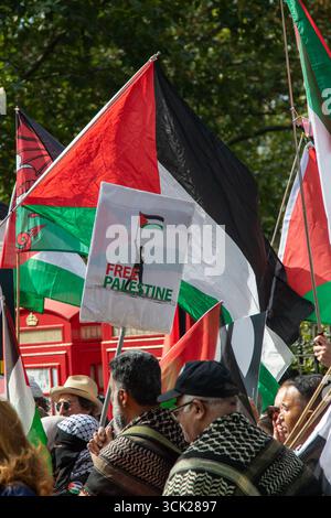 Banners reading "No war in Iran" during a "No Kings" protest in Paris ...