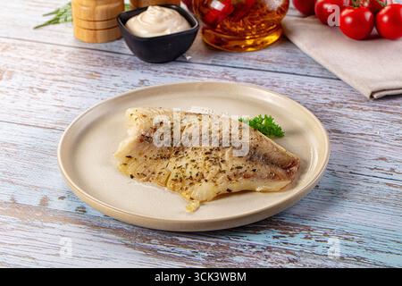 Steamed dietary tilapia fish fillet with spices Stock Photo - Alamy