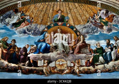 Raphael's Rooms, Disputation of the Holy Sacrament, Vatican Museum ...