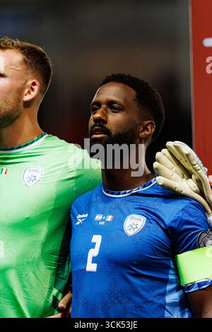 Eli Dasa seen during World Cup 2026 European qualification game between ...