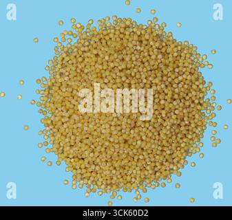 A closeup of various dishes in small round bowls with delicious sauces ...