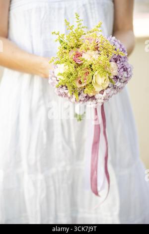 Summer flolar composition concept with variety of seasonal flowers ...