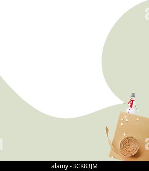 christmas mockup with space for text. christmas advertising, app ...