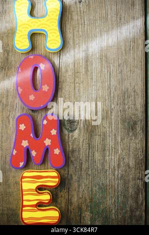 Different letters on white wooden background. Alphabet concept Stock ...