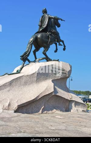 Monument of Peter the First, Saint Petersburg, Russia Stock Photo - Alamy