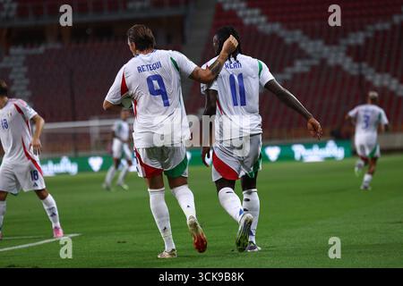 Mateo Retegui and Moise Kean during the FIFA World Cup 2026, Qualifiers ...