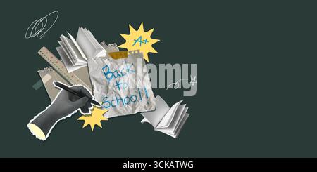 Vector illustration for Back to school materials: happy pencil on a ...