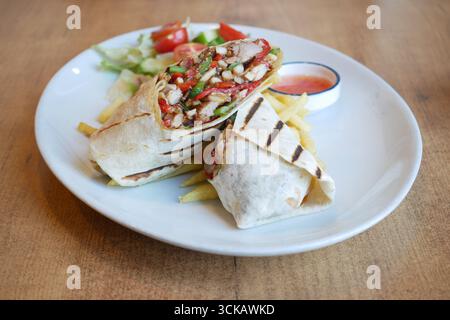 Delicious Gourmet Meal With Fresh Ingredients Served on Elegant Plates ...