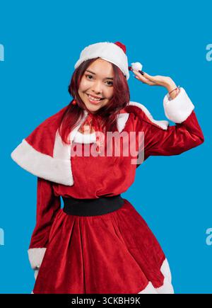 Young redhead woman wearing arm on sling at the office screaming proud ...