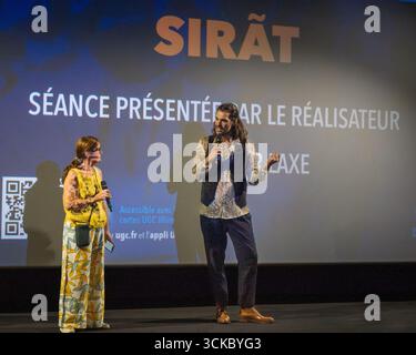 The director of the film 'Sirât', Oliver Laxe, gives a press conference ...