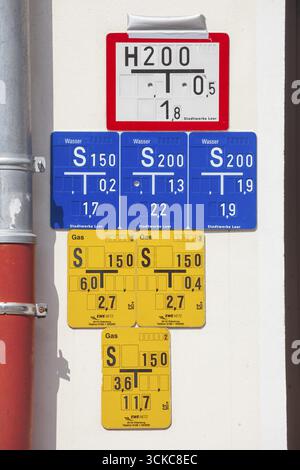 Gate valve plates for natural gas and water, gate valves, Germany Stock ...