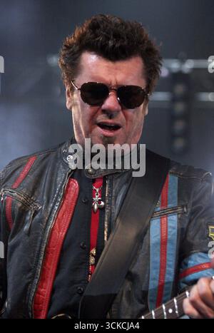 Tim Farriss of INXS performing at Radio City Music Hall during their ...
