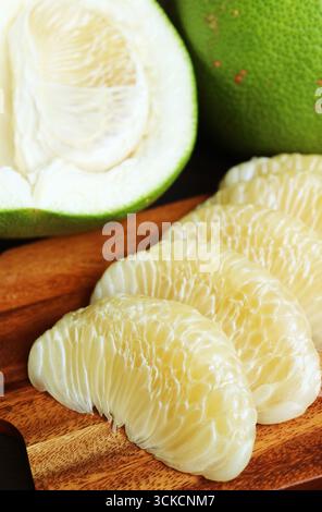 peeled pomelo segments Stock Photo - Alamy