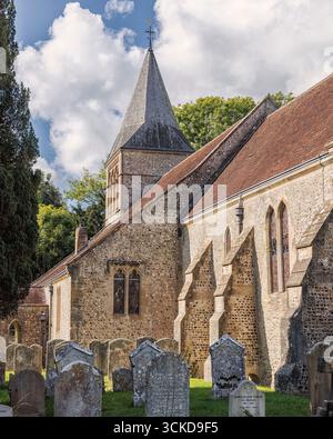 St Mary’s Church (Anglican) Slindon village, West Sussex, UK Stock ...