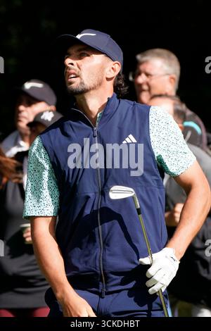 Marco Penge of England in action during the 2nd Round of the Australian ...