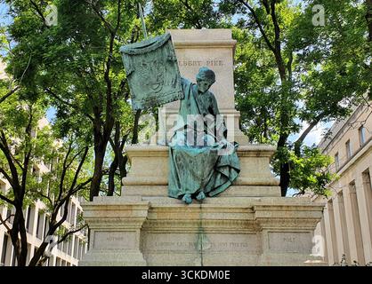 A statue of Confederate general Albert Pike has been reinstalled in a ...