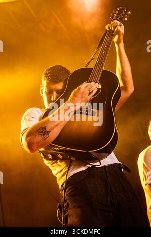 Milan Italy. 10 sept 2025. The Australian trio SONS OF THE EAST ...
