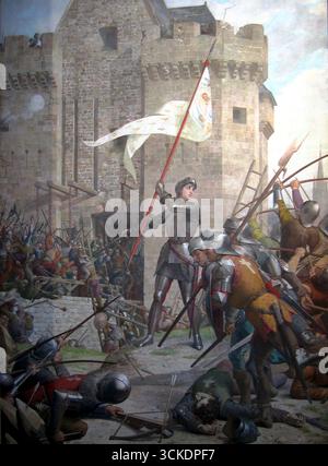 Joan of Arc at the Siege of Orléans by Jules Eugène Lenepveu, painted ...