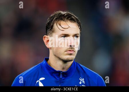 Oslo, Norway. 09th, September 2025. Thelo Aasgaard (18) of Norway ...