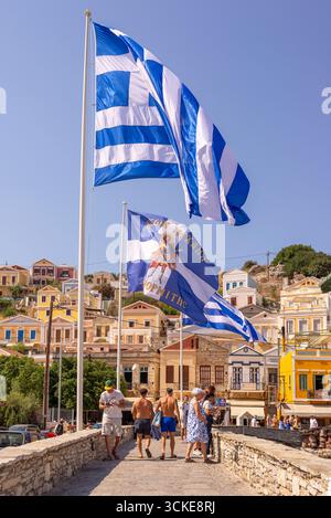 Symi, an island near Rhodes Stock Photo - Alamy