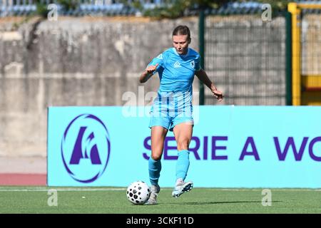 Mille Jusjong Henriksen of Napoli Women and Emma Stolen Godo of ...