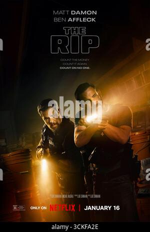 The RIP movie poster Ben Affleck & Matt Damon Stock Photo - Alamy