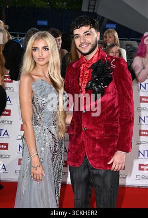 Princess Andre and Junior Andre attends the National Television Awards ...