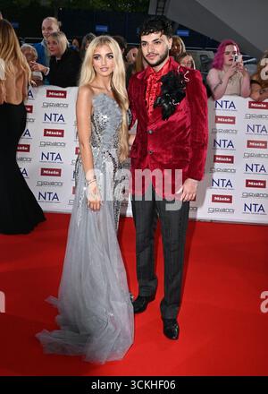 Princess Andre and Junior Andre attends the National Television Awards ...