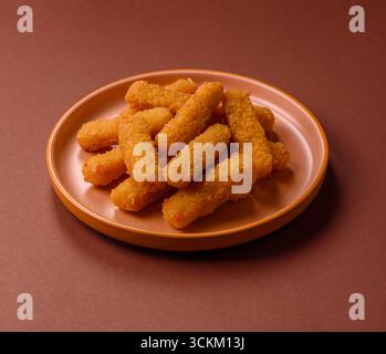 Mozzarella cheese sticks, crispy nutritious fast food. Cheese sticks as ...