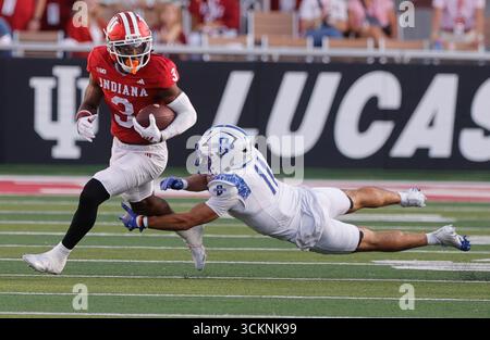 BLOOMINGTON, IN - SEPTEMBER 12: Omar Cooper Jr. #3 of the Indiana ...